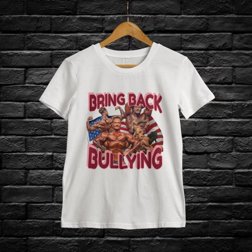 Chris Bumstead T-shirts – Bring Back Bullying Cbum Funny Gym T-shirt ...